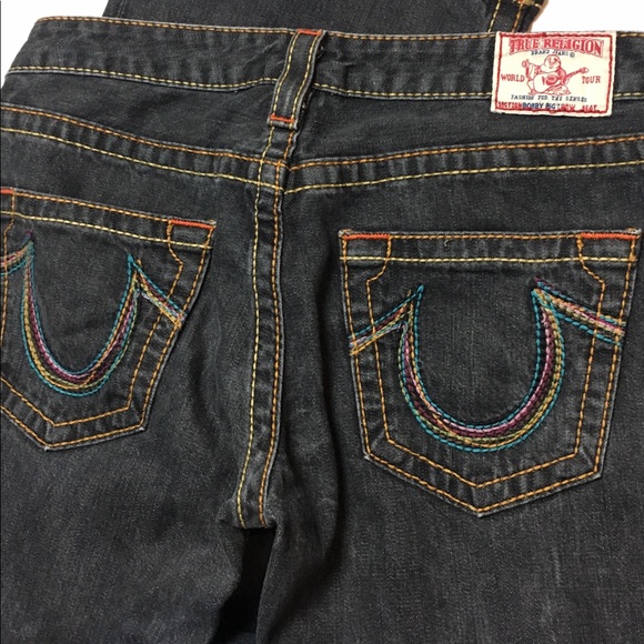 True Religion | Jeans | True Religion Black Billie Jean Wrainbow ...